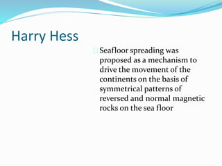 continental theory and plate tectonic | PPT | Free Download