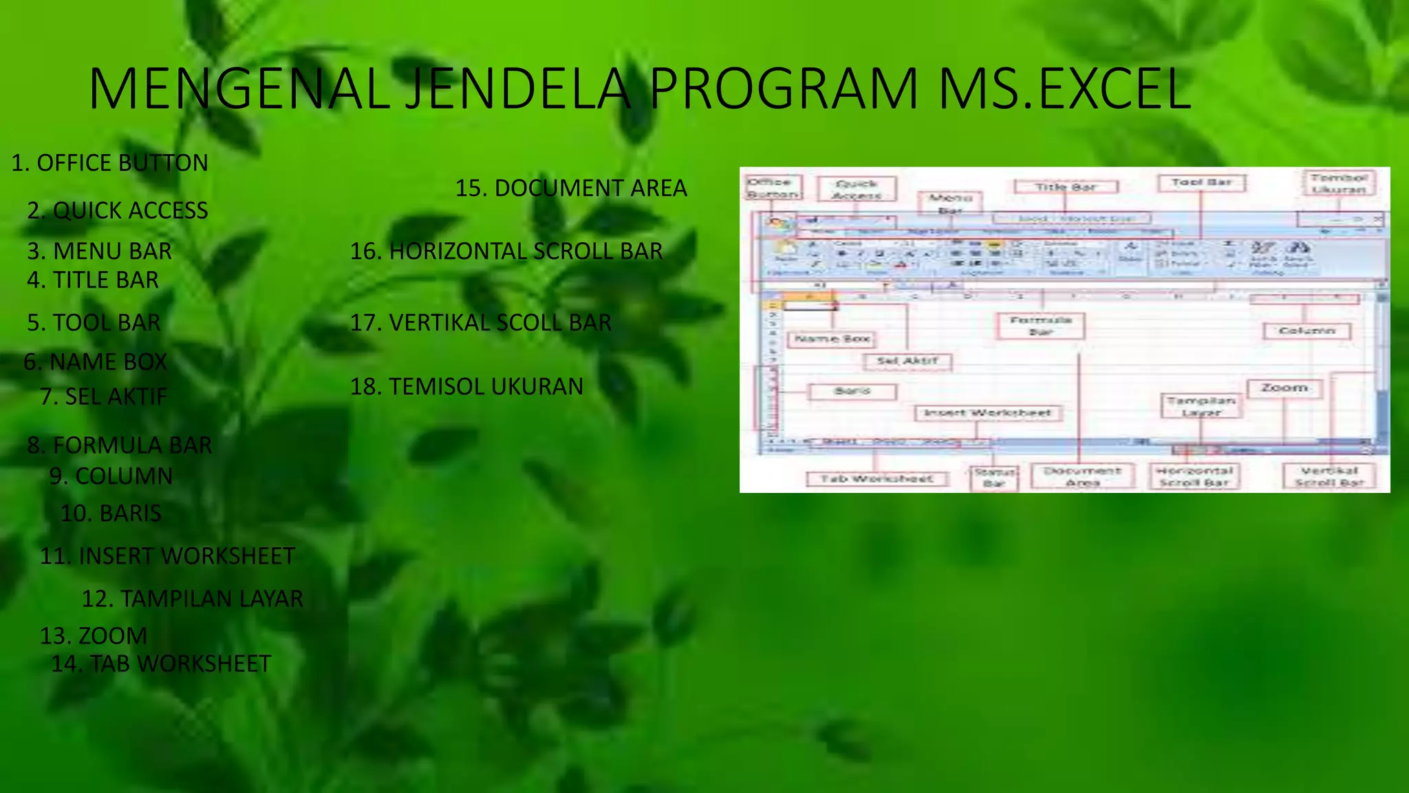 tutorial excel | PPTX