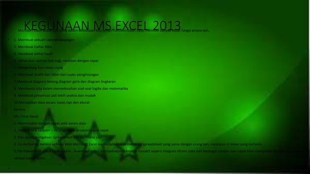 tutorial excel | PPTX