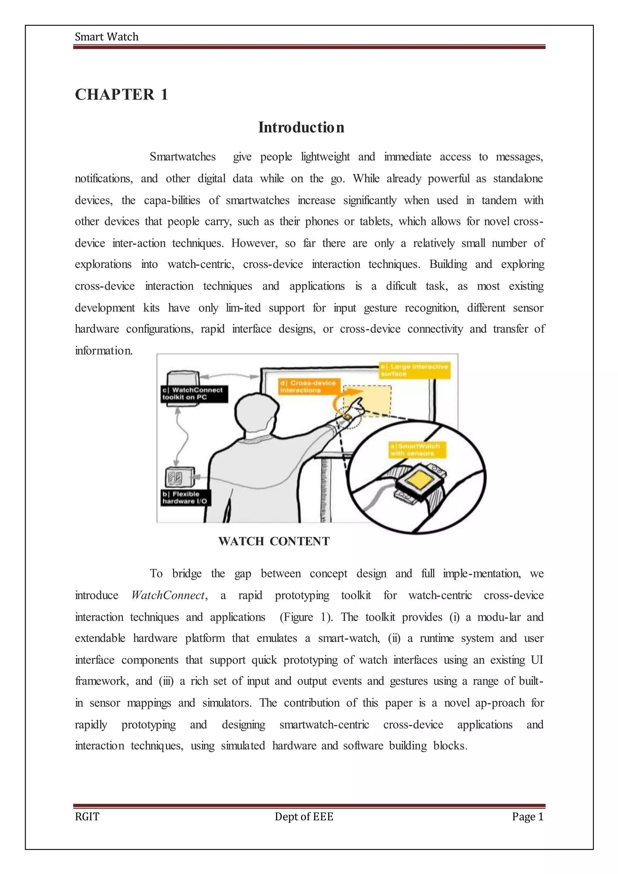 SMART WATCH REPORT | DOCX