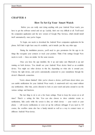 SMART WATCH REPORT | DOCX