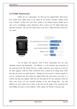 SMART WATCH REPORT | PDF