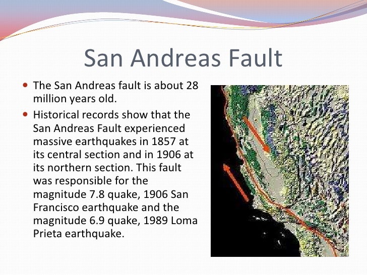 San Andreas Fault Earthquake Prediction