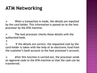 ATM | PPTX | Business Banking & Finance | Business