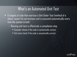 AAA Automated Testing | PPT | Web Development | Internet