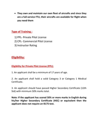 Aaa aviation flight academy | PDF