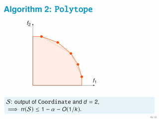 Regret Minimization in Multi-objective Submodular Function Maximization | PPT | Free Download