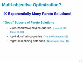 Regret Minimization in Multi-objective Submodular Function Maximization | PPT