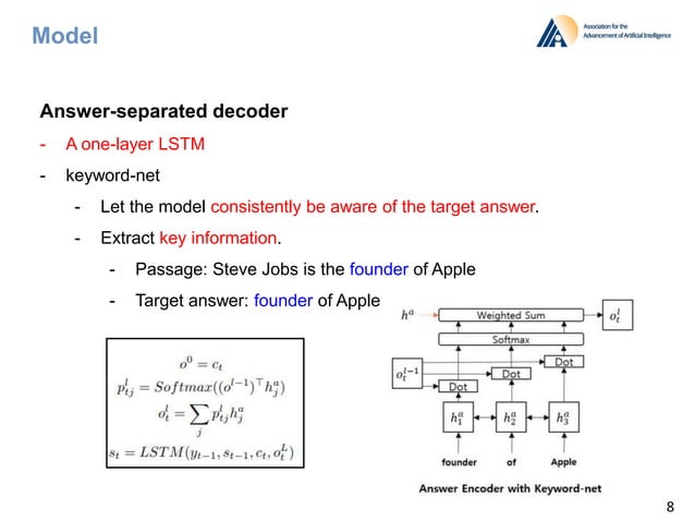 Improving Neural Question Generation Using Answer Separation Ppt
