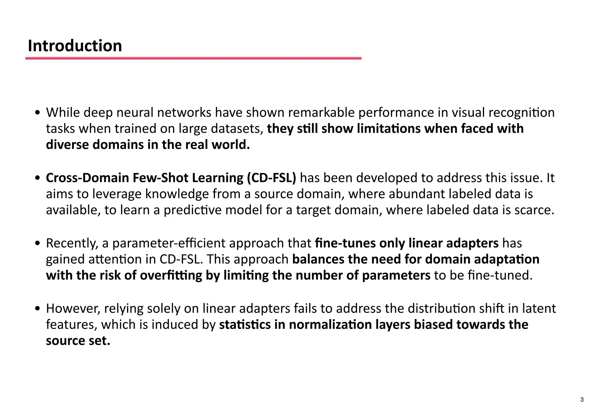Presentation File of paper "Leveraging Normalization Layer in Adapters With Progressive Learning ...