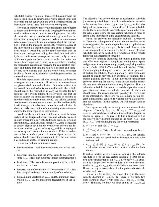 Motion Planning Algorithms for Autonomous Intersection Management | PDF Motion Planning Algorithms for Autonomous Intersection Management | PDF
