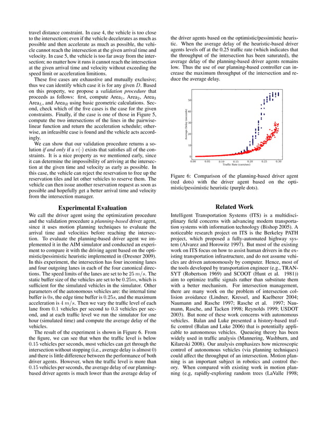 Motion Planning Algorithms for Autonomous Intersection Management | PDF Motion Planning Algorithms for Autonomous Intersection Management | PDF