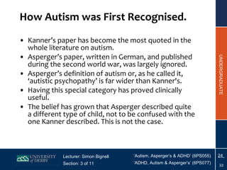 Section 3 - Autistic Disorder | PPT