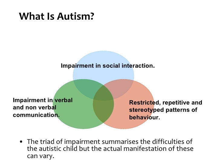 Section 3 - Autistic Disorder