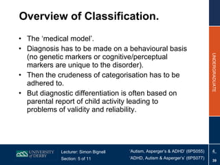 Section 5 - Classification, Diagnosis and Assessment | PPT