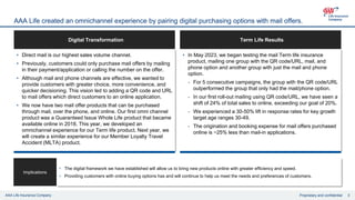 AAA Life Insurance Company - Insurer Transformation Award 2023 | PPTX