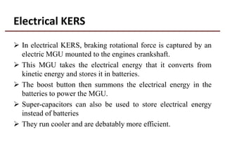 Kinetic energy recovery system | PPT