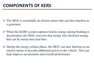 Kinetic energy recovery system | PPT