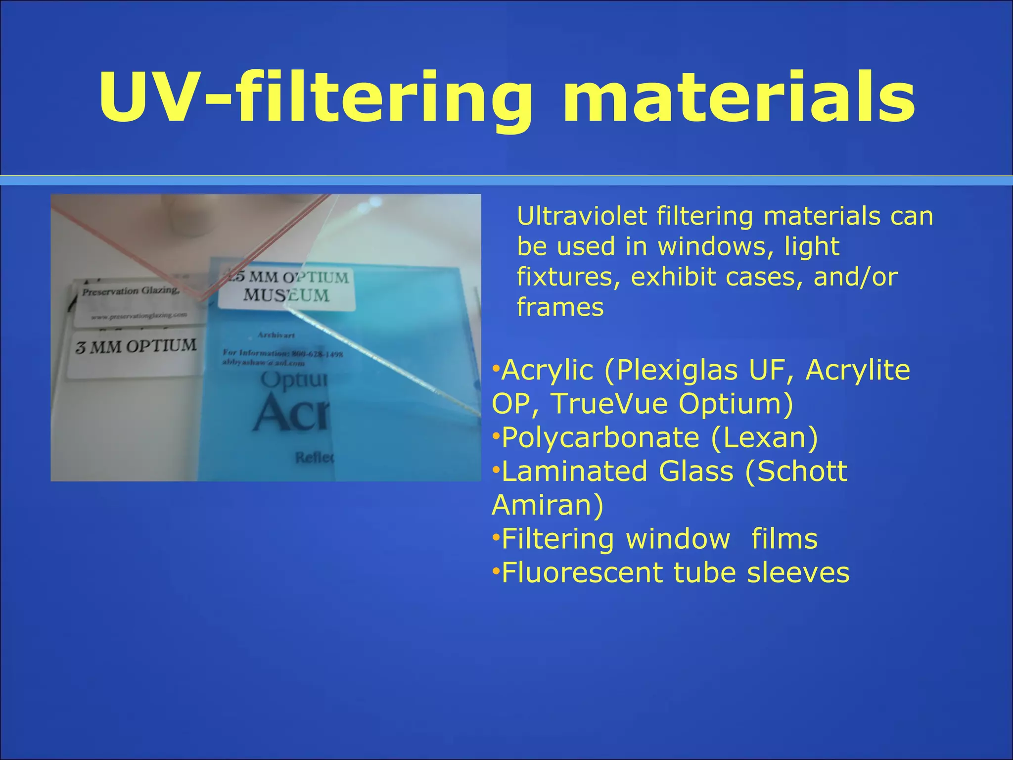 Collection Care I: Light | PPT