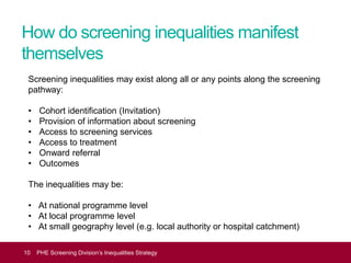 AAA screening nurses inequalities presentation final | PPTX
