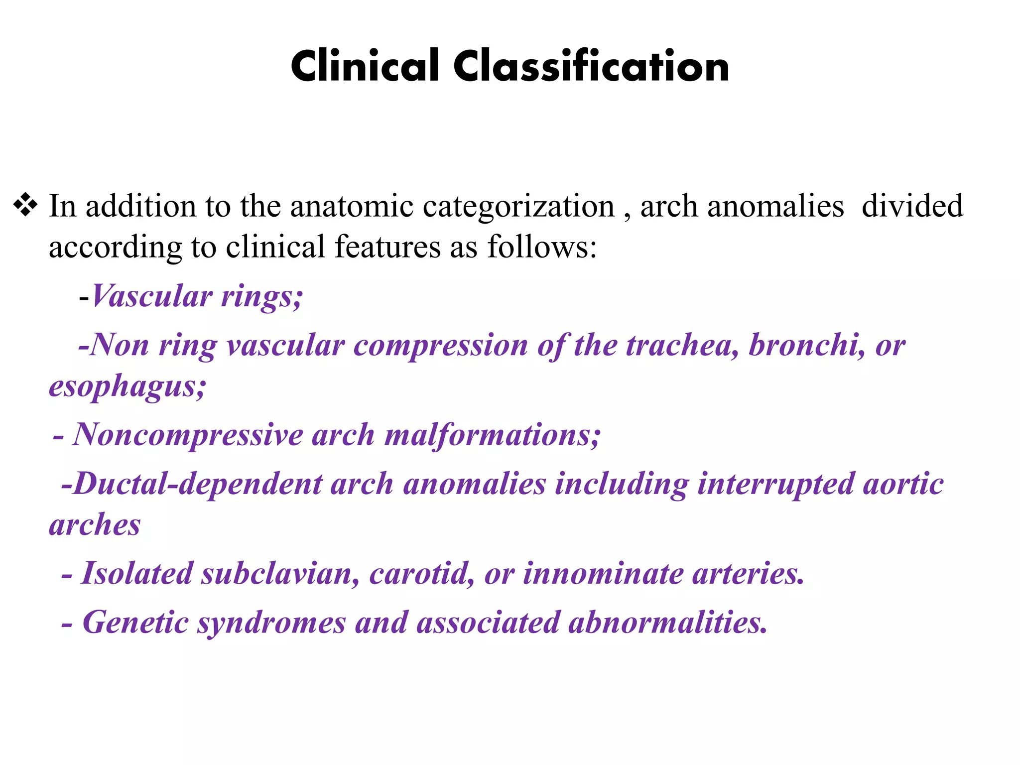 aortic arch anamolies | PPTX