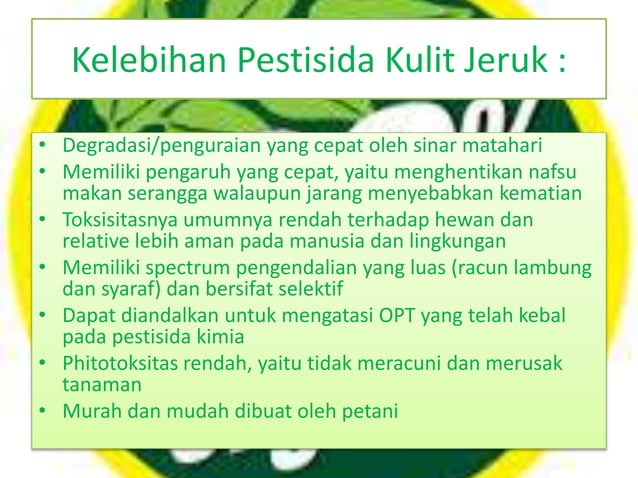 Pestisida Alami dan Cara Pembuatannya | PPTX