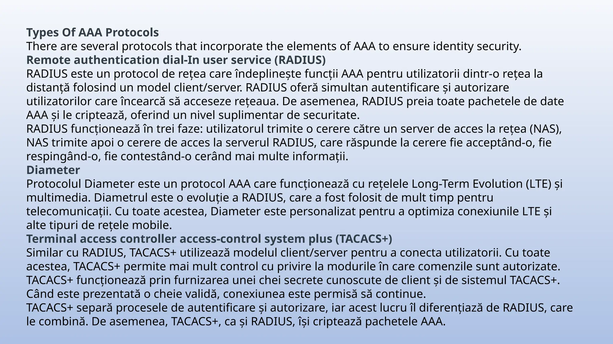AAA Protocol, Authorize, Authenticate, Accounting.pptx