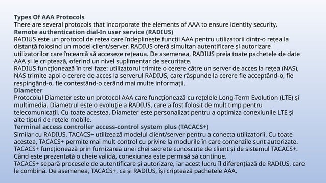 AAA Protocol, Authorize, Authenticate, Accounting.pptx