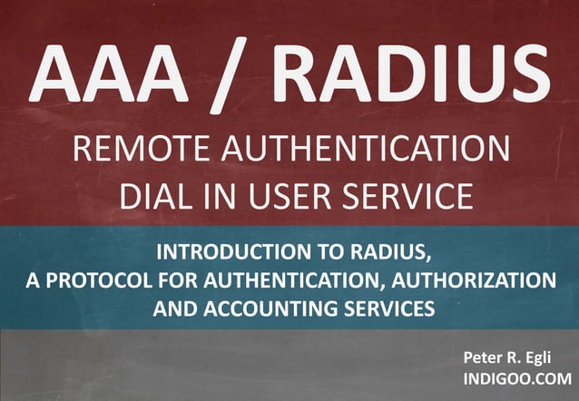 Aaa And Radius Protocols Pdf Computer Networking Computing