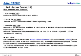 AAA & RADIUS Protocols | PDF | Computer Networking | Computing