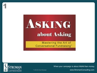 Asking about Asking: Mastering the Art of Conversational Fundraising ...