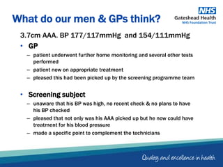 AAA Screening : Extending the screener role for nurses | PPT