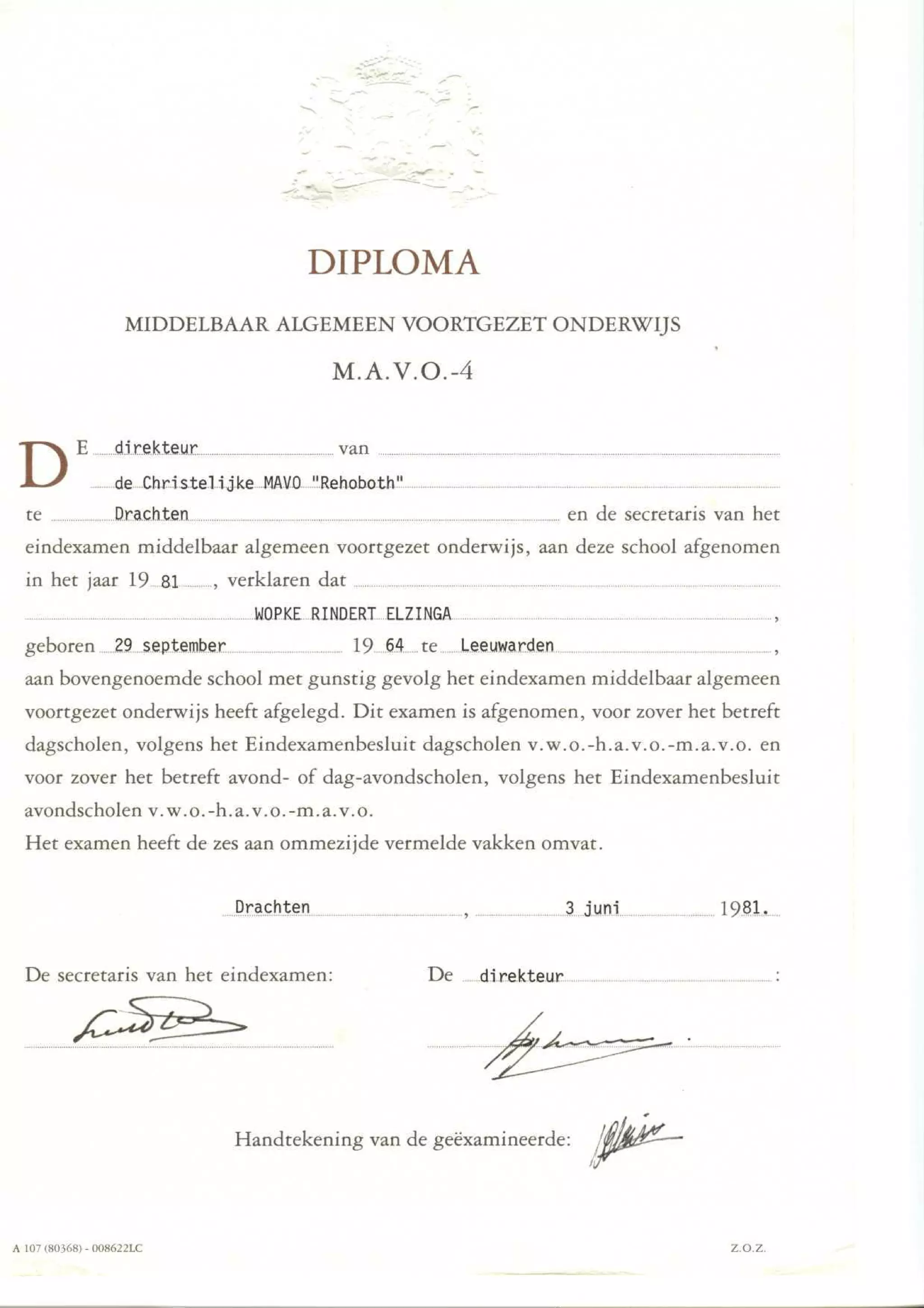 Diploma's | PDF