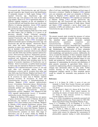 Plant parasitic nematodes associated with wheat and maize | PDF