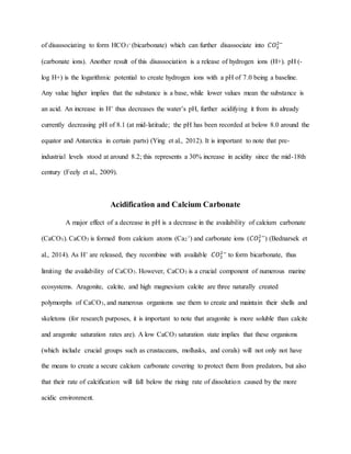 J. Sequeira Ocean Acidification SoA Review | PDF