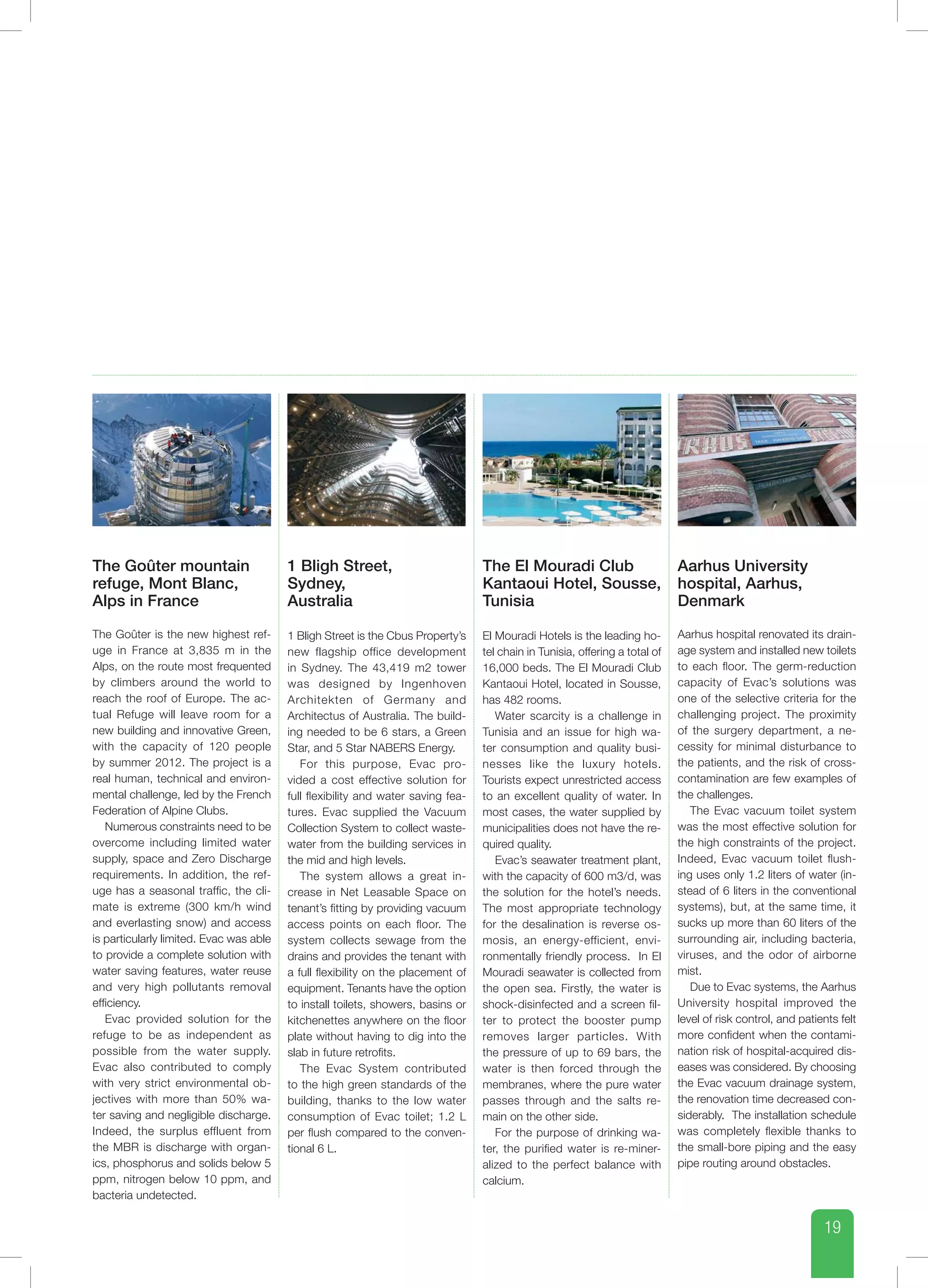 Evac Building and Industry Vacuum Drainage Brochure | PDF