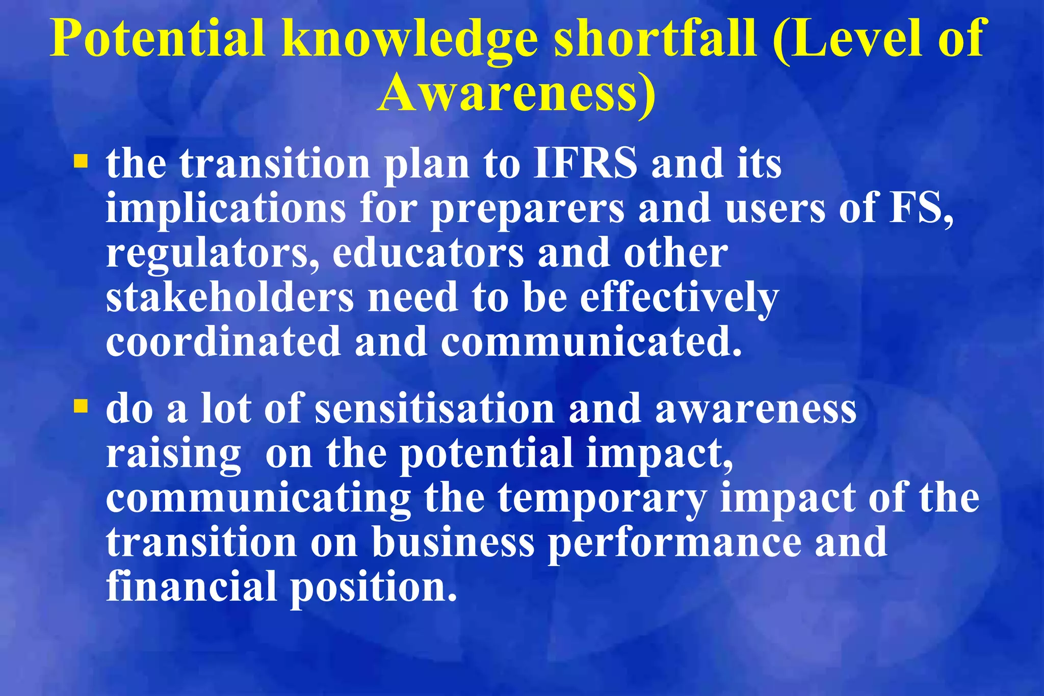 ifrs-adoption-road-map-presentation-to-development-bank gashe | PPT