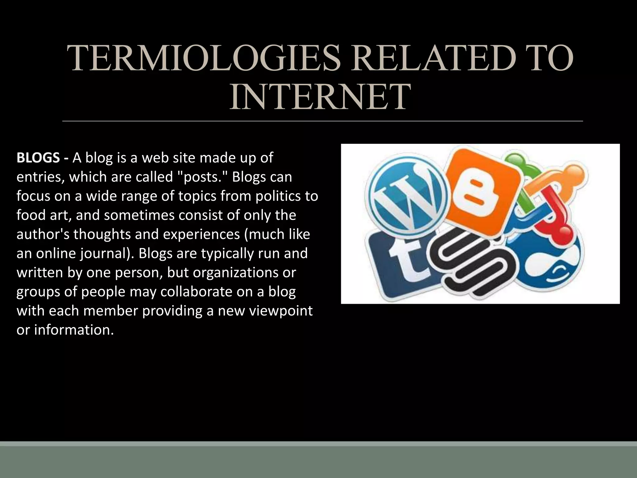 Computer Assignment Topic-Internet | PPTX