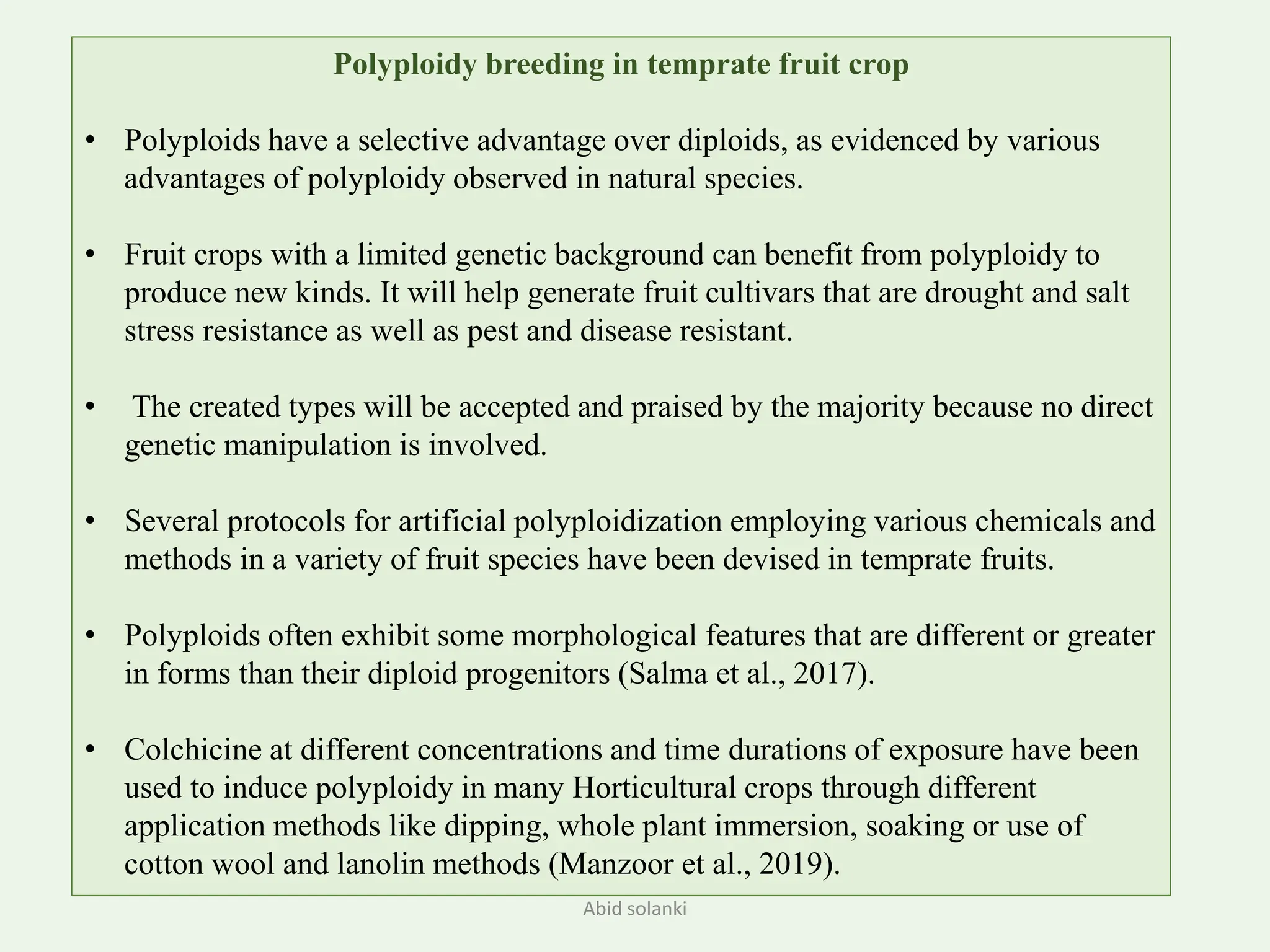 Crop improvement by mutation breeding, polyploidy breeding & rootstock ...