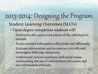 Evolution of an Assessment Program | PPTX
