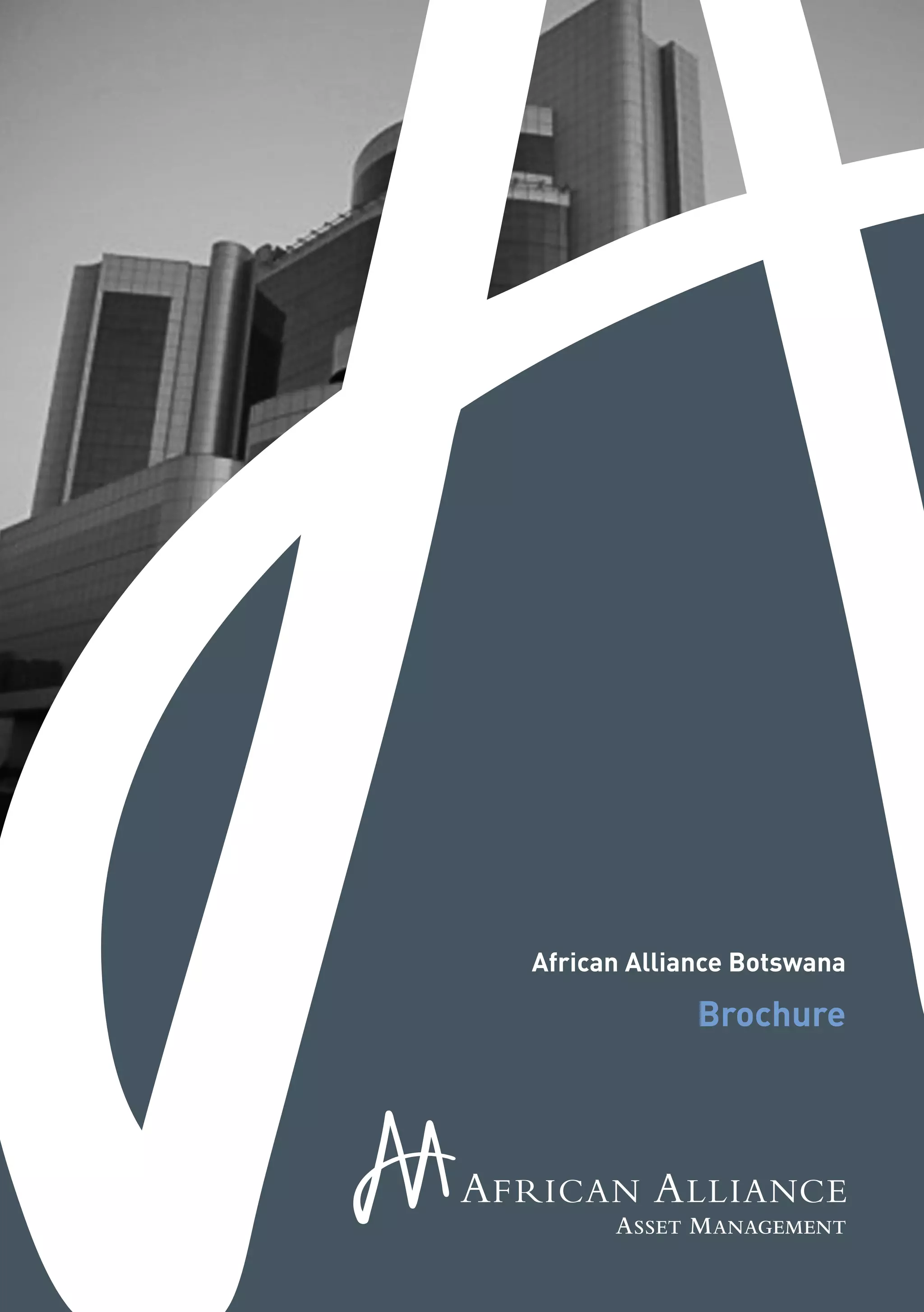 African Alliance Botswana Unit Trusts' brochure | PDF
