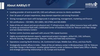 AABSyS Geodata Services | AABSyS IT - GIS Services | PDF