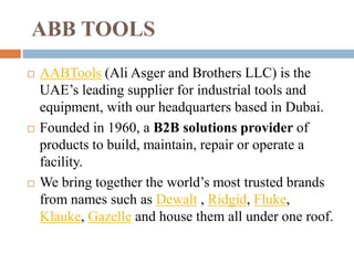 Power Tools & Equipments in UAE | PPTX | Foot Health | Diseases and ...