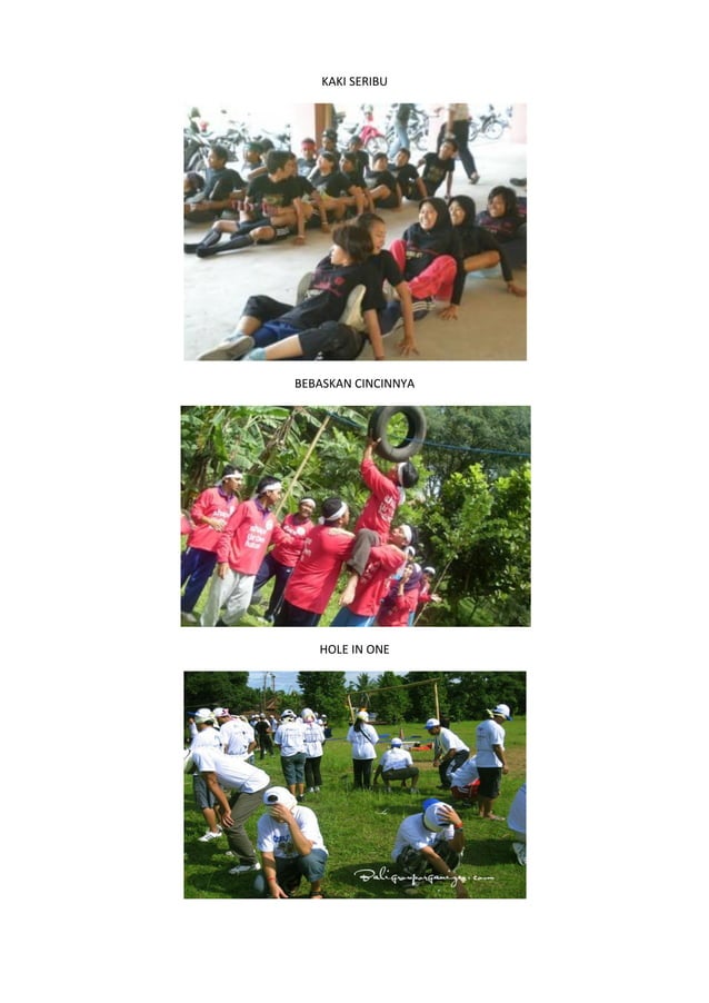 Contoh Permainan dan Games outbound | PDF