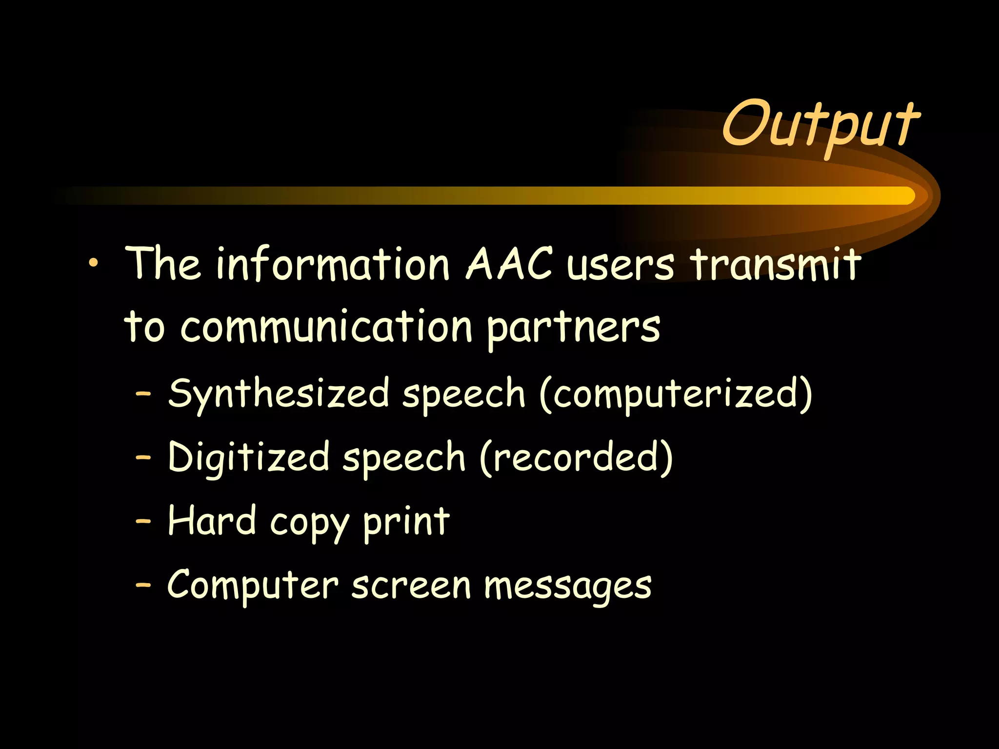 AAC | PPT