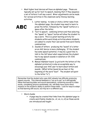 Aac in-the-classroom | PDF