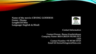 Crying goddess 3 | PPT