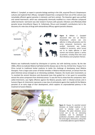 Youyou Tu P.R. 2015 re Artemisinin, Malaria | PDF | Infectious Diseases | Diseases and Conditions