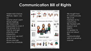 AAC and Aided Language Stimulation | PPTX