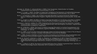 AAC and Aided Language Stimulation | PPT